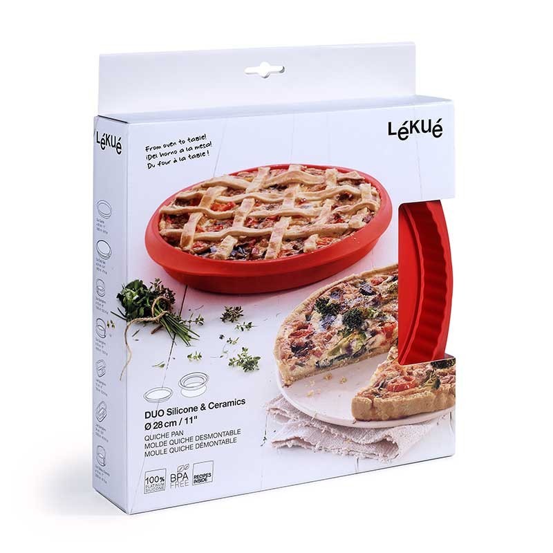 Molde Desmontável para Quiche 28 cm | Lékué